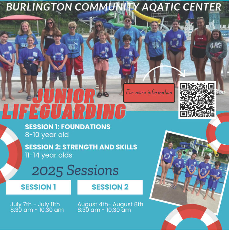 Jr. Lifeguard Program – Burlington Community Aquatic Center